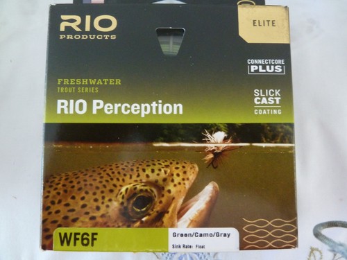 RIO PERCEPTION WF 6 FLOATING LINE SLICKCAST TROUT SERIES | eBay UK