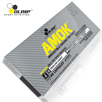 OLIMP AMOK - HARDCORE Pre-Workout Booster - Designed For Fighters ...