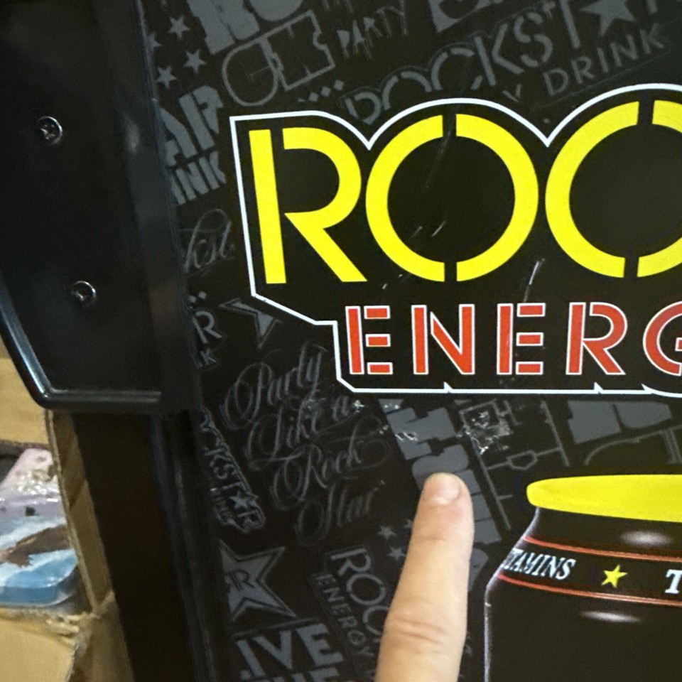 Rockstar Energy Drink Promo Mini Fridge Refrigerator Power/Lights ...