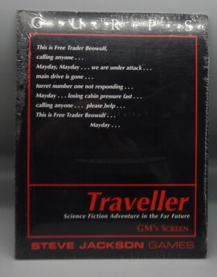 Steve Jackson Games GURPS Traveller RPG gm SCREEN game masters screen ...