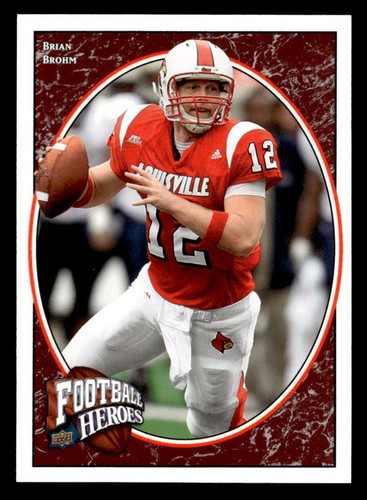 Brian Brohm 2008 Upper Deck Heroes Rookie Card #114 Louisville ...