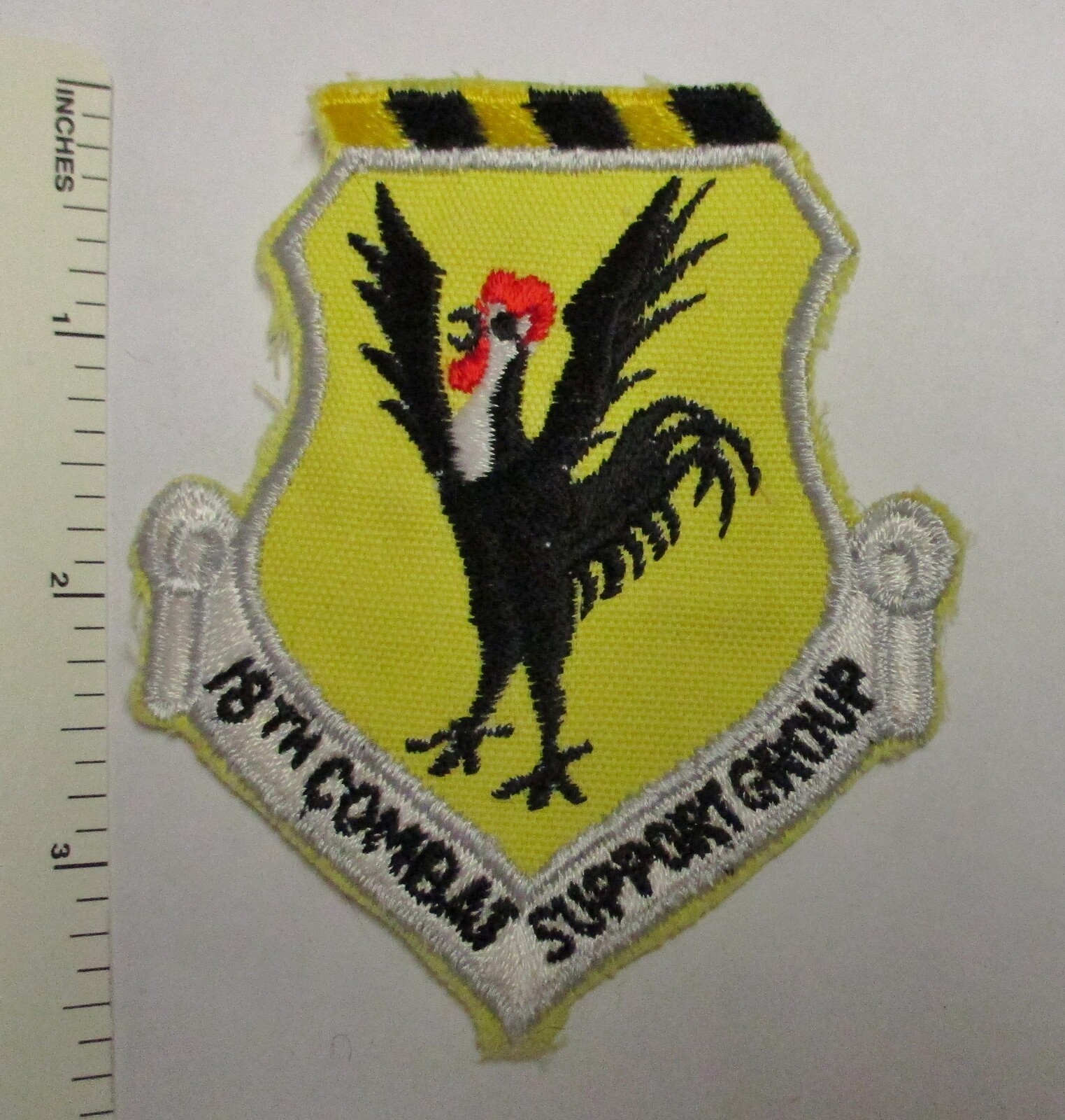 US AIR FORCE 18th COMBAT SUPPORT GROUP PATCH Vintage Asian Made ...