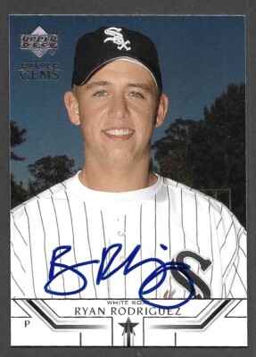2002 UD #44 Ryan Rodriguez CHICAGO WHITE SOX SIGNED AUTOGRAPH AUTO COA ...