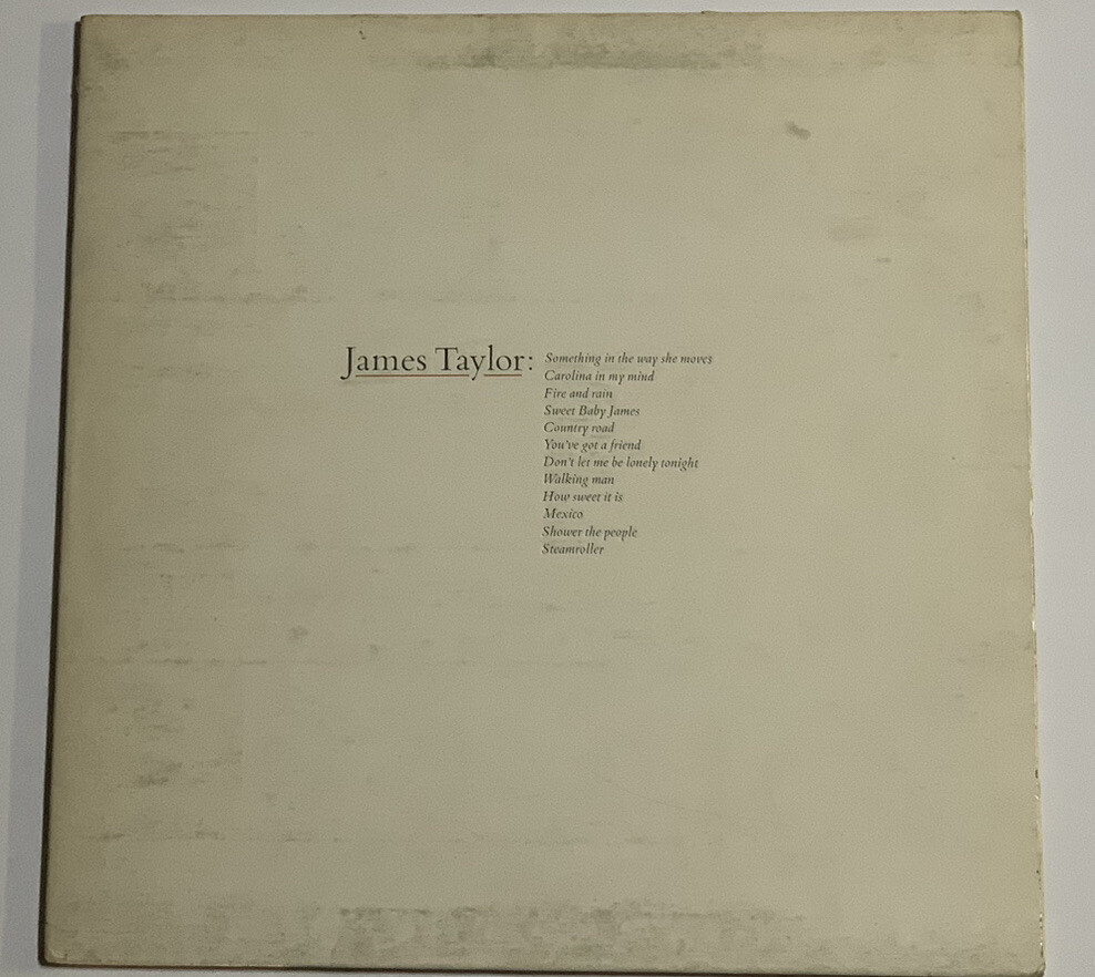 James Taylor Greatest Hits Vinyl CD Album James Taylor Greatest