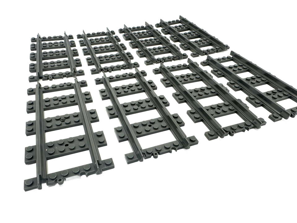 Straight Train Track for L-Gauge Trains - 8 pcs - USA Seller! 53401 ...