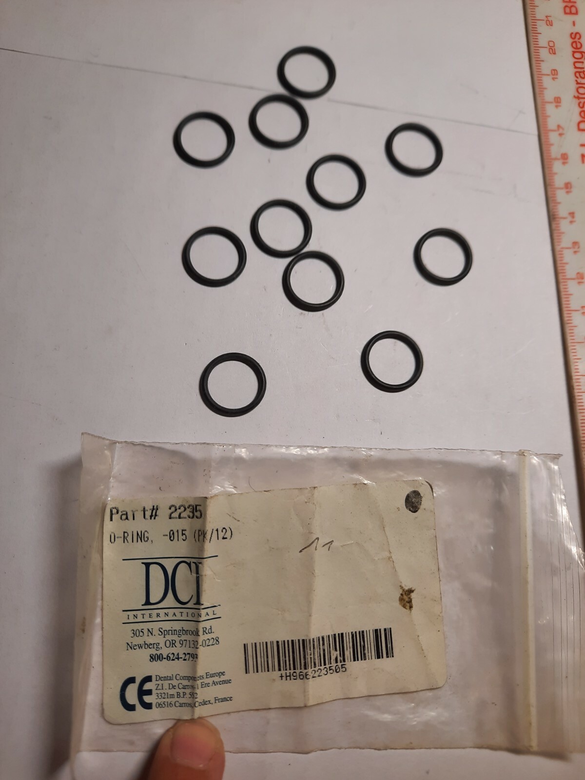 O Ring, Buna-N, Width 0,551 X 0,070 015; Pack Of 11 - DCI - 2235 | eBay
