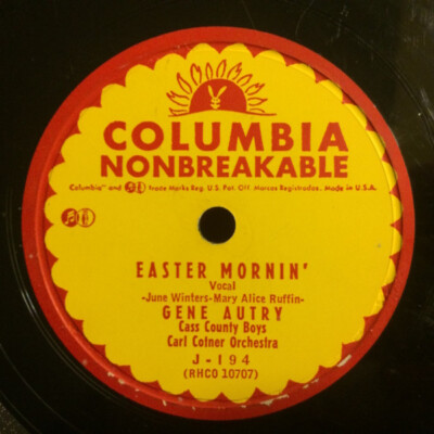 Gene Autry - Easter Mornin' / The Horse With The Easter Bonnet 1954 10 ...