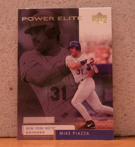 UPPER DECK 1999 POWER ELITE BASEBALL CARD NEW YORK METS MIKE PIAZZA | eBay