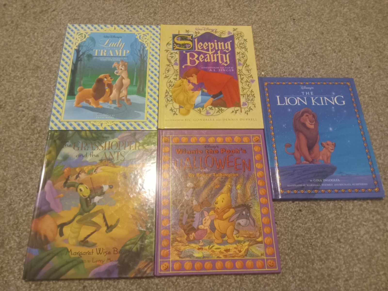 disney book collection Set If 5 Hardcovers | eBay