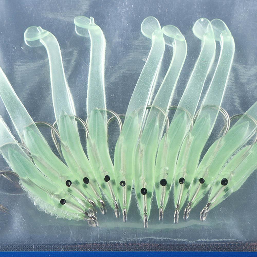 Portable Artificial Soft Bait Worm Barbed Hook Fish Eel Lure Lead Jig ...