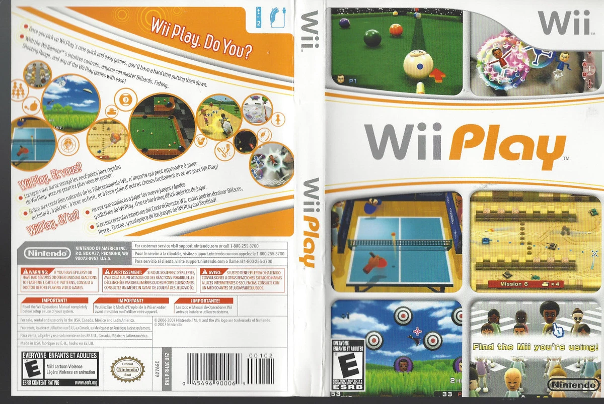 Wii Play Cover