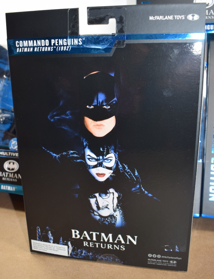 McFarlane DC BATMAN RETURNS Batman Catwoman Max Shreck Commando Penguin ...