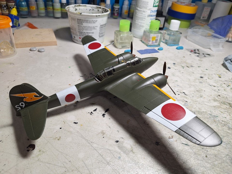 Built 1/48th scale Hasegawa Ki-45 Nick | eBay