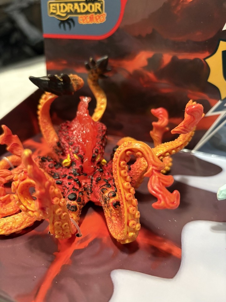 Schleich Eldrador Creatures Fire Kraken vs Ice Bug Toy Figure 70826 ...