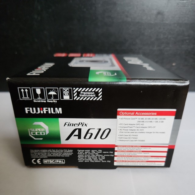 Fujifilm FinePix A Series A610 6.3 MP Digital Camera - Silver for sale ...