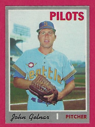 1970 Topps John Gelnar # 393 Seattle Pilots | eBay