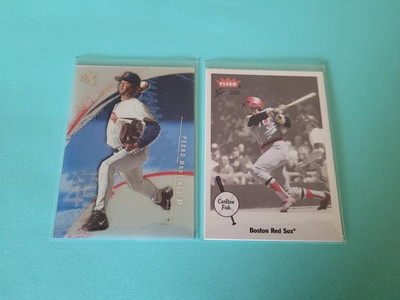 PEDRO MARTINEZ / CARLTON FISK BASEBALL CARD LOT $$ | eBay