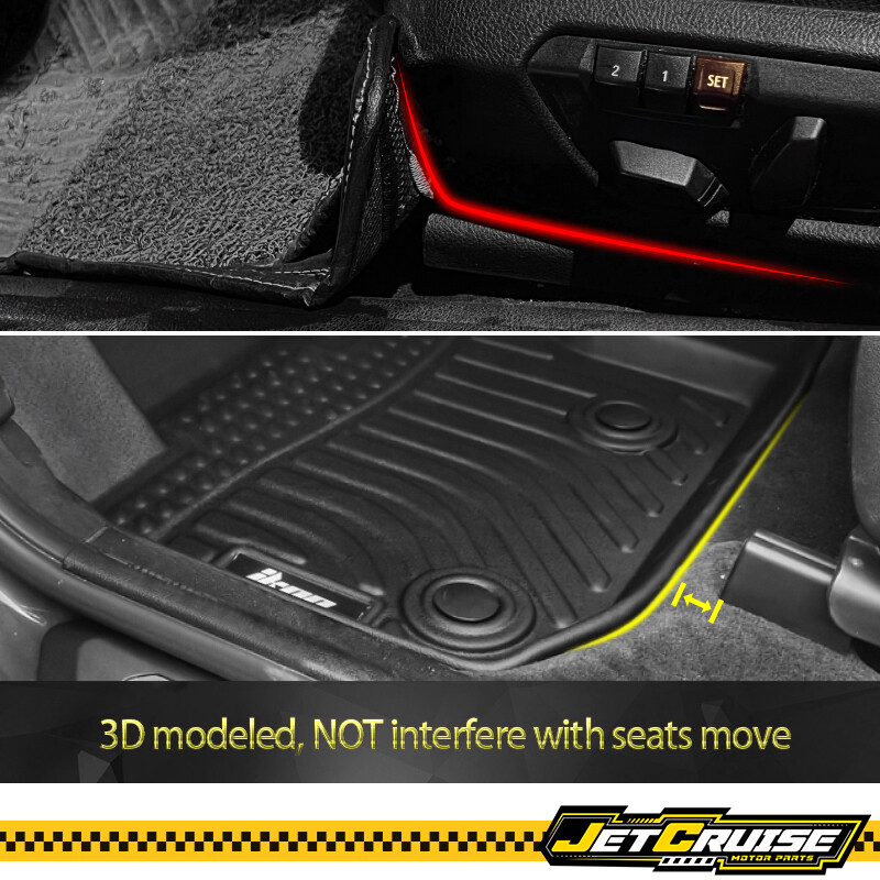 Fits 17-23 Chevrolet Bolt EV 3D Car Floor Mats All Weather Carpets ...