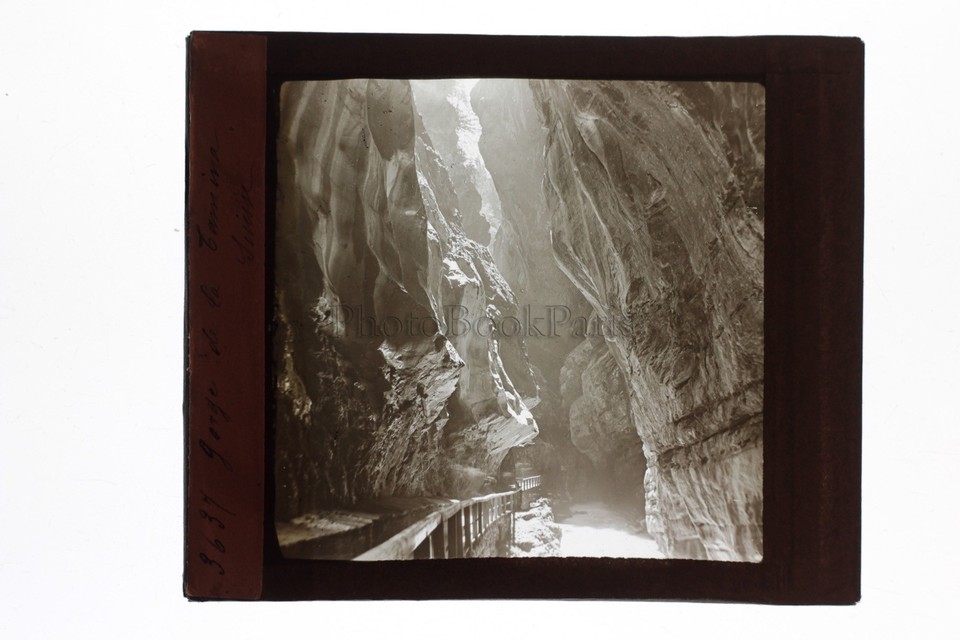 Switzerland Gorge Projection Plate Magic Lantern Vintage | eBay