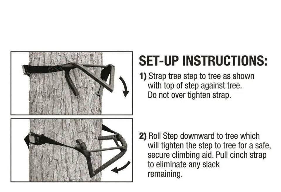 4-Pack V-Treestep Strap Buckle Tree Stands Strap Step Nest Heavy Duty ...