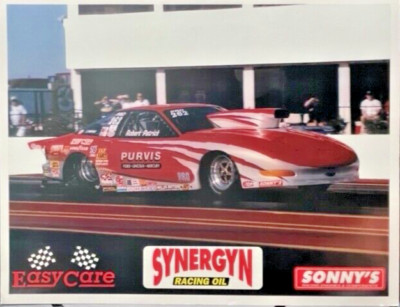 "VRHTF NHRA "VTG COOL "ROBERT PATRICK PURVIS FORD PRO STOCK" HAND OUT ...