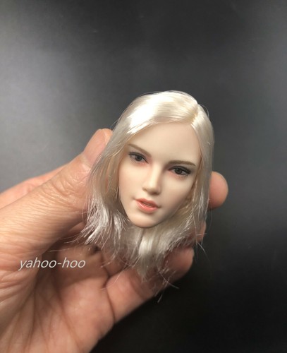 1/6 Female Beauty Head Sculpt for 12" PALE TBLeague PHICEN Figure Doll ...