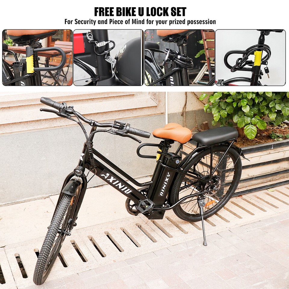 2024 E-Bike 26'' Electric Bike 750W City Cruiser Bicycle Adults ...