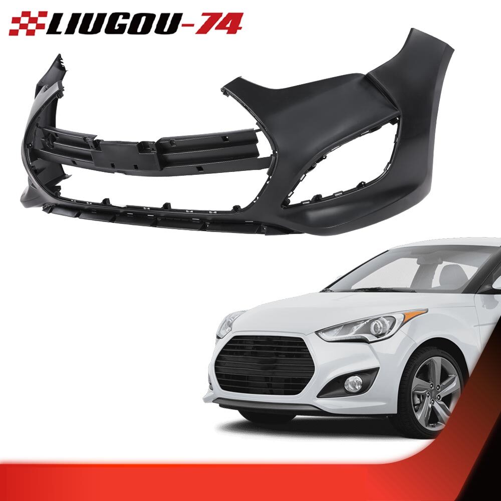 FIT FOR 2013-2017 HYUNDAI VELOSTER TURBO FRONT BUMPER COVER FASCIA NEW ...