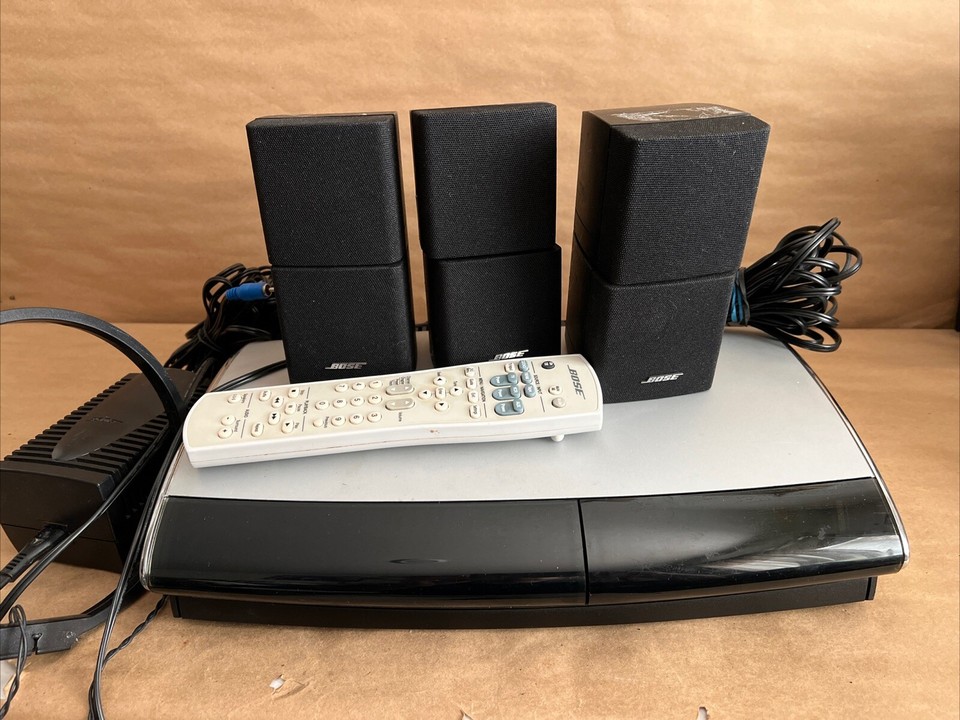 Bose AV28 Media Center Lifestyle 28 DVD/CD Player AC Adapter/Remote 3 ...