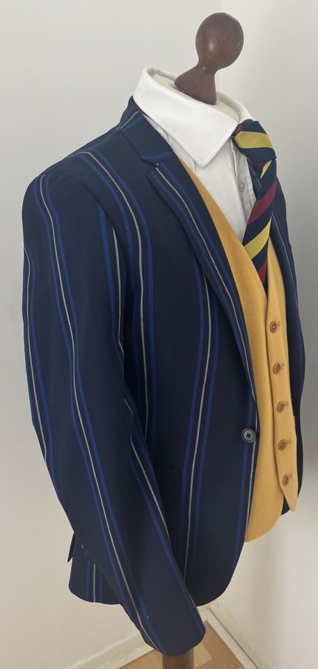 Boating Blazer Jacket Striped Men’s Mod 60’s Regatta Races by ASOS 38R ...