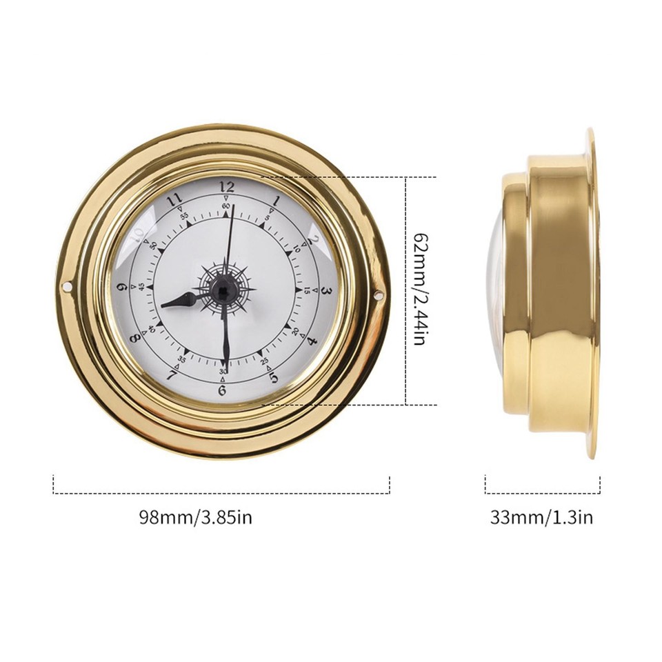4x Thermometer Hygrometer Barometers Clock Weather Instrument Humidity ...