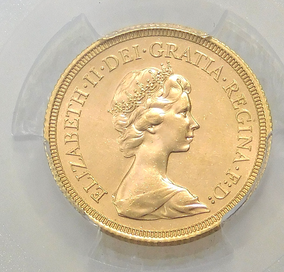 1976 Great Britain Gold Sovereign PCGS MS63 Just Graded New Holder PQ # ...