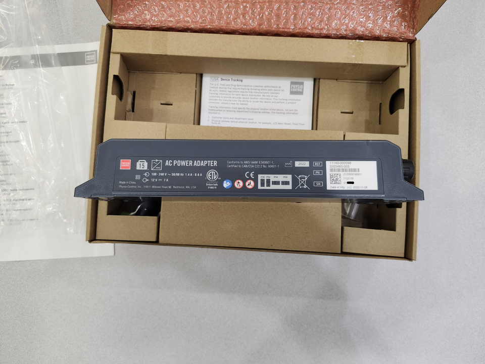 STRYKER LIFEPAK 15 AC POWER ADAPTER BRAND NEW MSRP $2402 1-YEAR ...