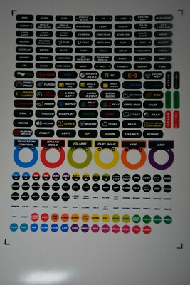 Button Box Stickers / Decals / Labels | eBay
