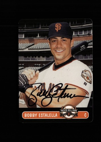 Bobby Estalella Giants 2000 Keebler authentic autographed card | eBay