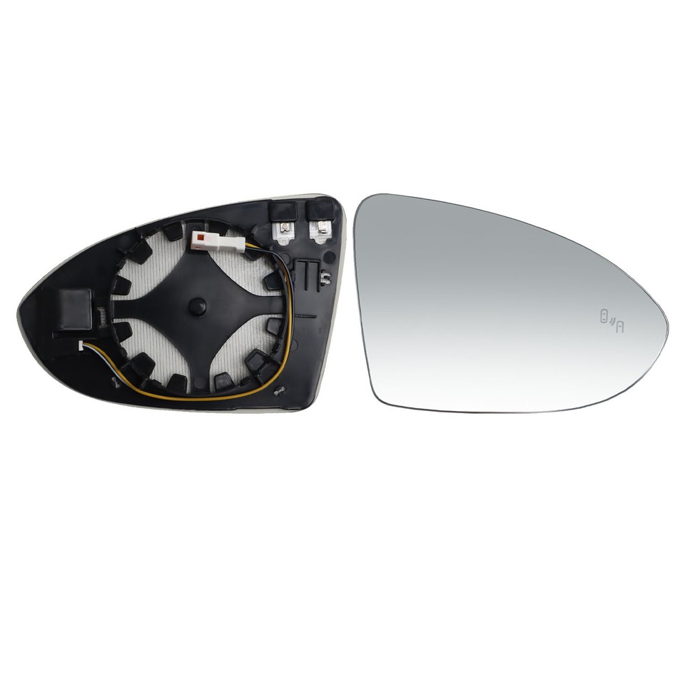 RH Passenger Side Mirror Glass Heated w/ Blind Spot Fit for 2015-2019 ...