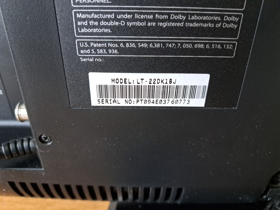 JVC LT-22DK1BJ TV 22 Inch Digital Freeview Player/DVD Player VGC HDMI ...