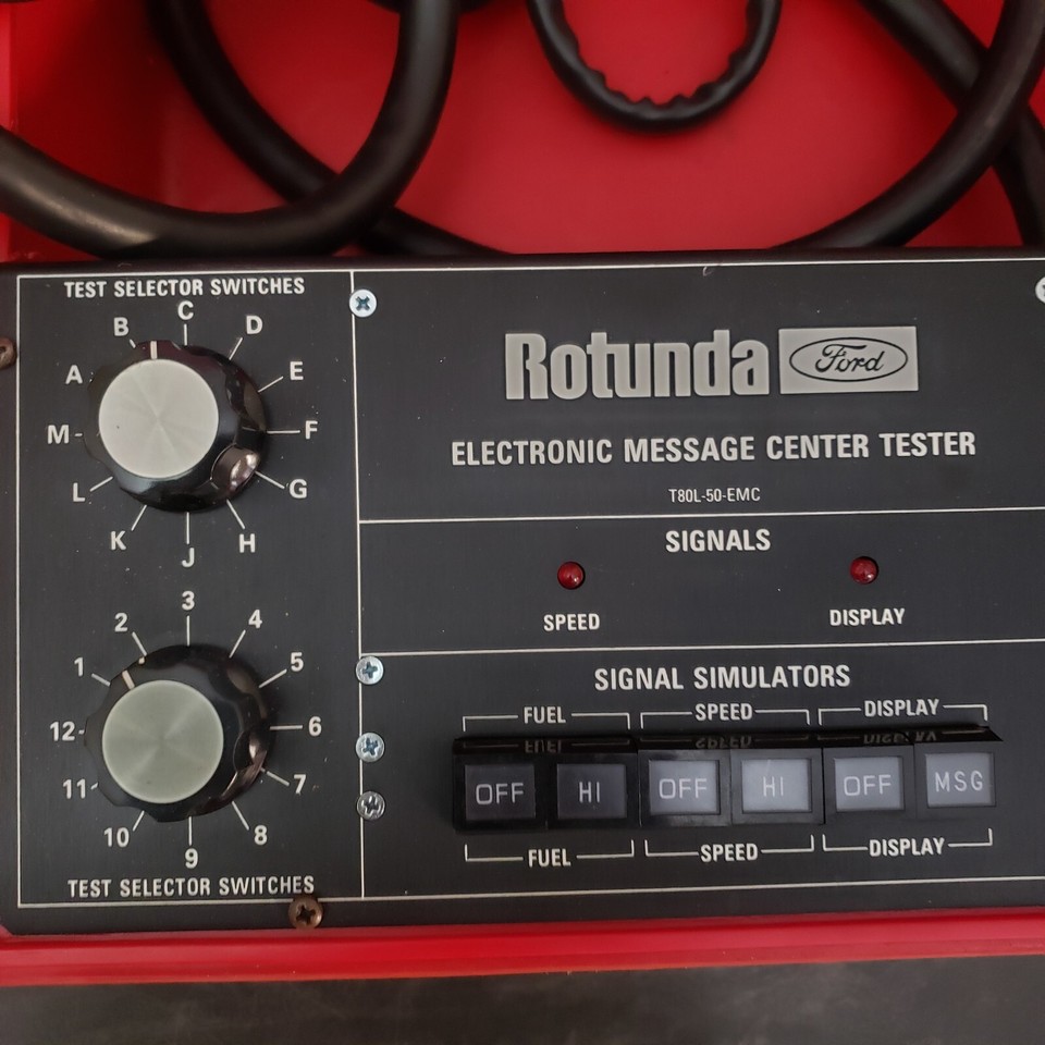 Genuine OEM Ford Rotunda 1980 Electronic Message Center Tester Kit T80L ...