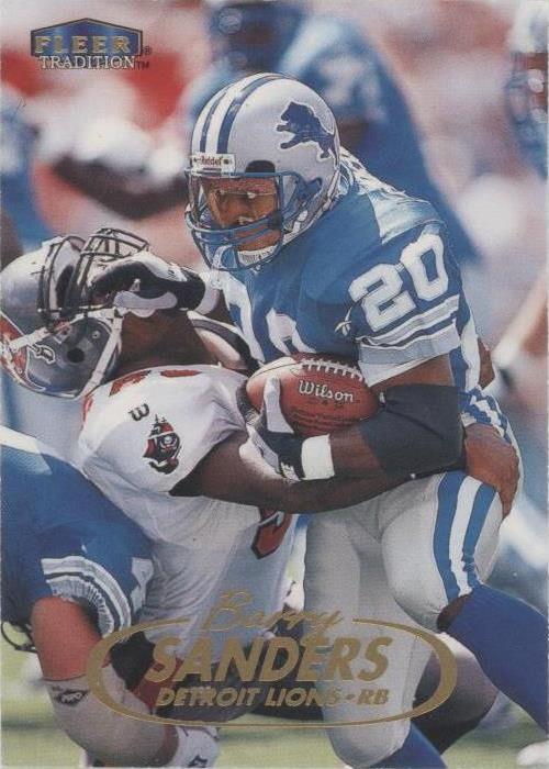 1998 Fleer Tradition Barry Sanders #2 for sale | eBay