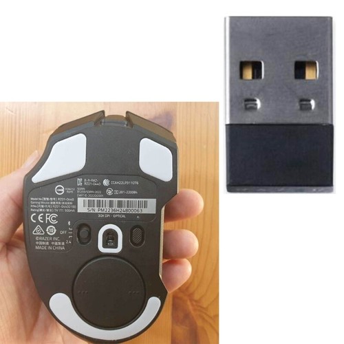 New USB Receiver Wireless Dongle Receiver USB Adapter for Razer Naga V2 ...