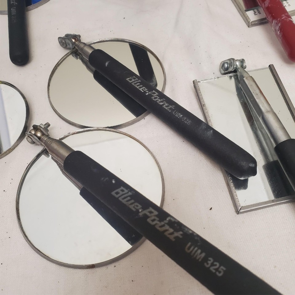 Lot of 13 Assorted Shapes and Sizes Blue Point Inspection Mirror Set ...