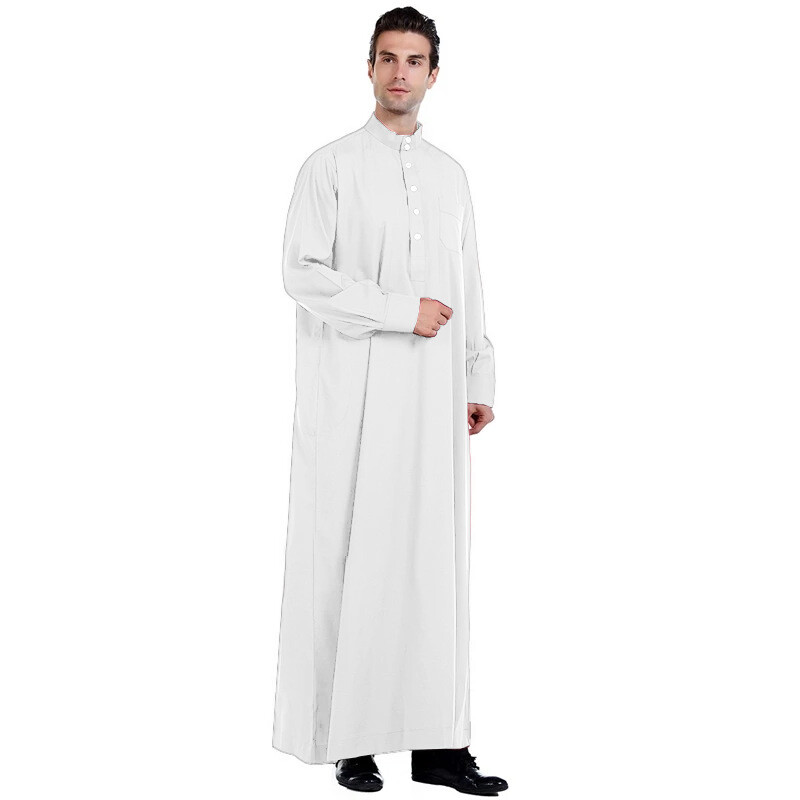 Saudi Thobe Jubba Men Muslim Robe Dishdasha Abaya Islamic Men Kaftan ...