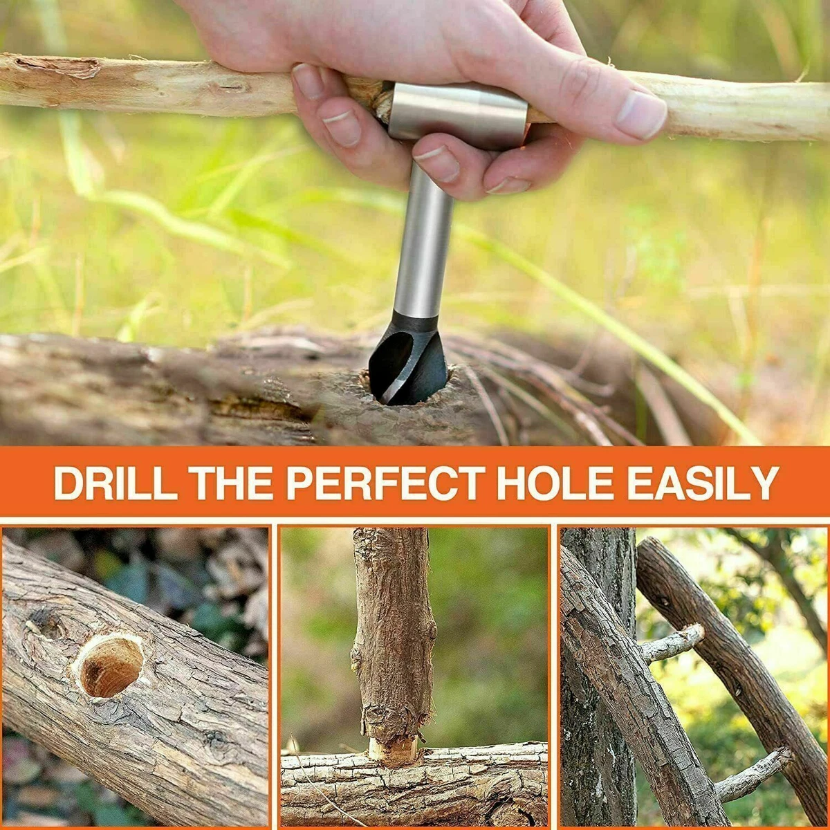 Survival Settlers Tool Hand Auger Drill Inch Scotch Eye, 53% OFF