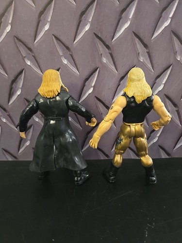 WWF Edge (w/ Jacket) & Christian Jakks Titan Tron Live Wrestling Figure ...