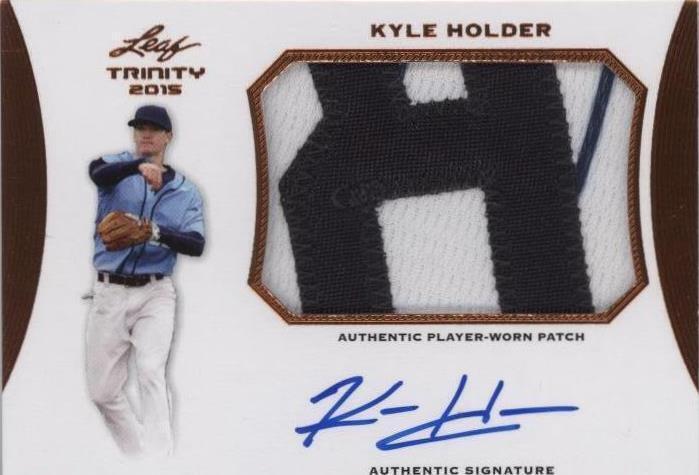 2015 Leaf Trinity - Patch Autographs Kyle Holder #PA-KH1 Bronze (AU, MEM, RC) for sale online | eBay