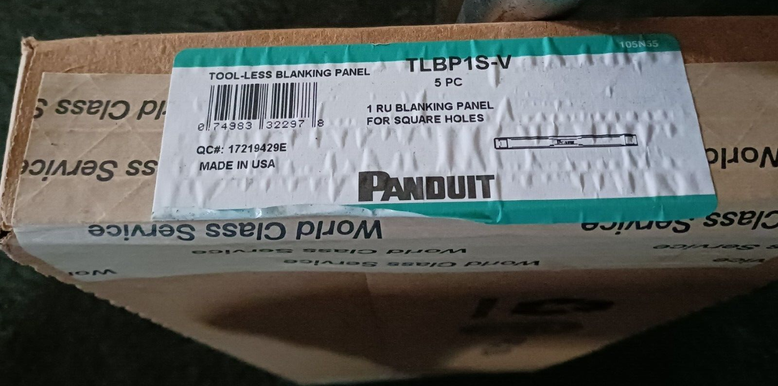 Panduit+TLBP1S-V+Blanking+Panel for sale online | eBay