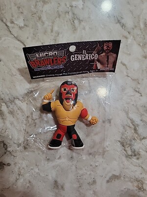 Rare El Generico Pro Wrestling Crate March 2020 Micro Brawler Brand New ...