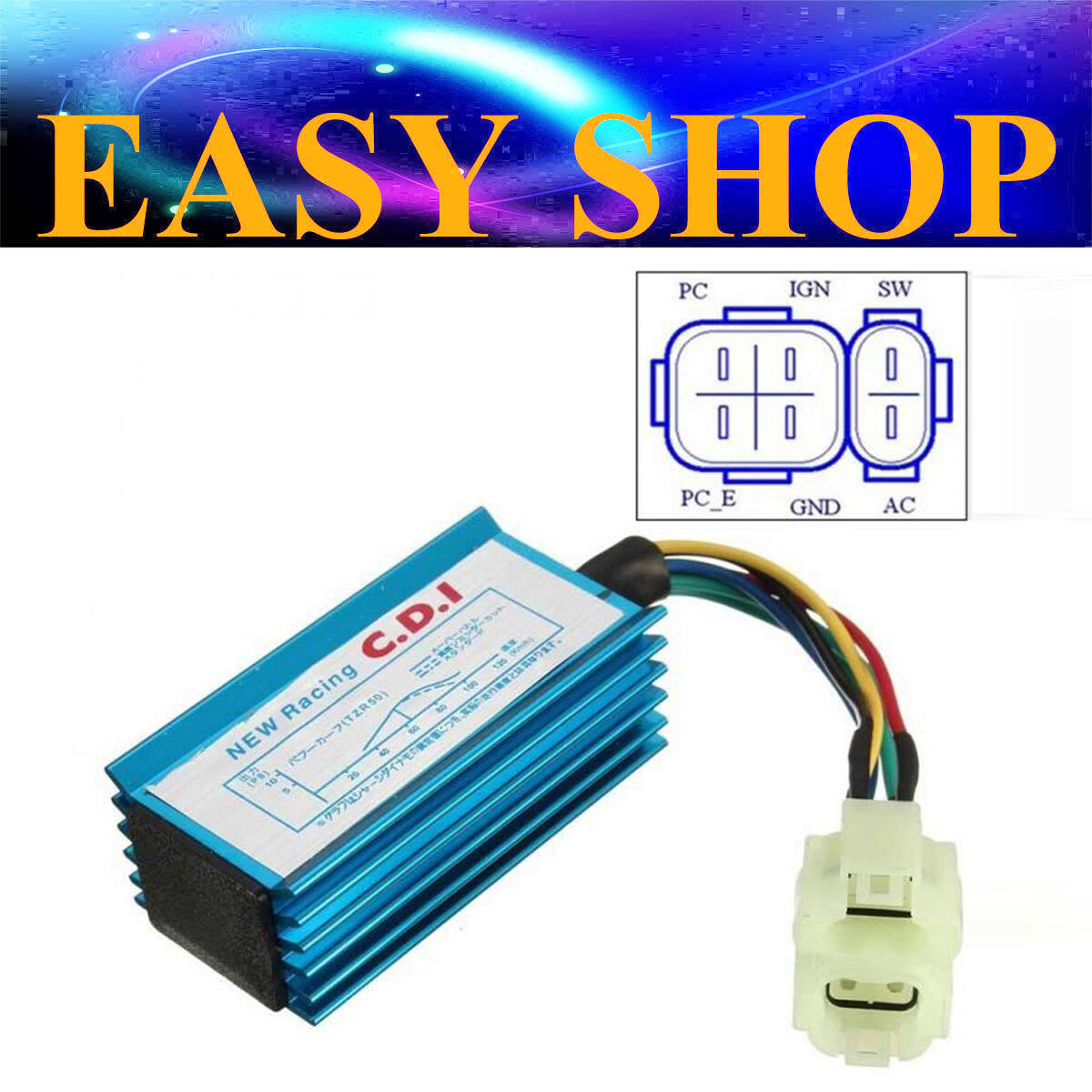 Diagrama de fiação CDI Gy6 150cc