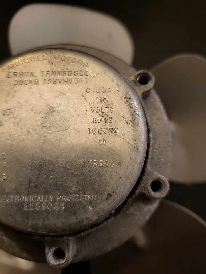 Morrill Motors E258064 Motor 115V 60HZ 1600RPM | eBay