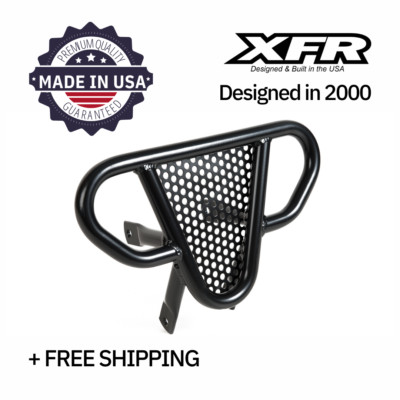 XFR Bombardier DS650 00-06 ATV Dirt screen Front Bumper Matte Black ...